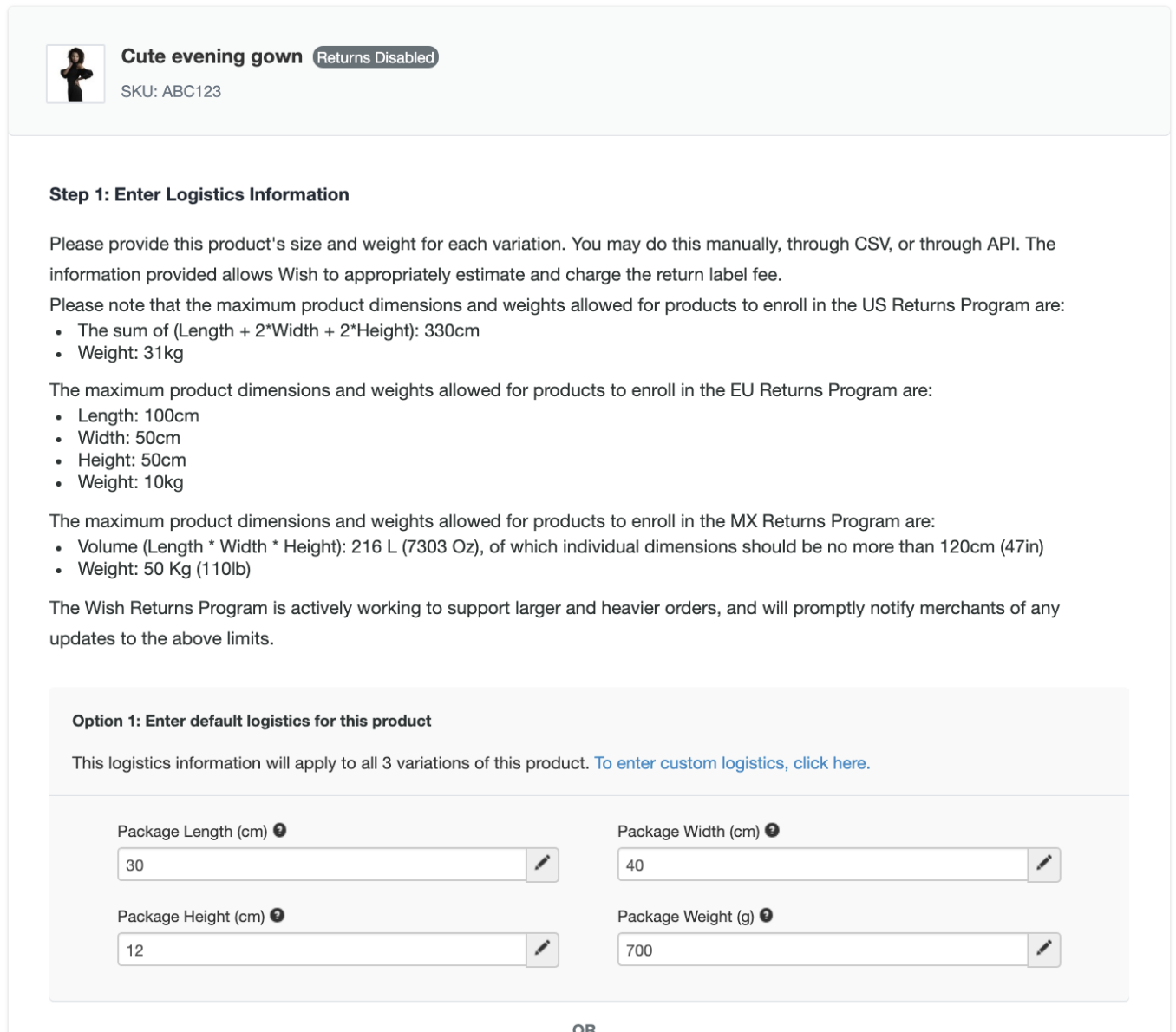 Wish Return Program Overview (applicable to all supported countries ...